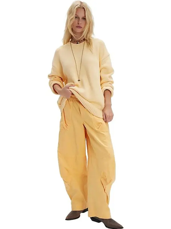 Free People We The Free Onset Cargo Pants - Amber Yellow