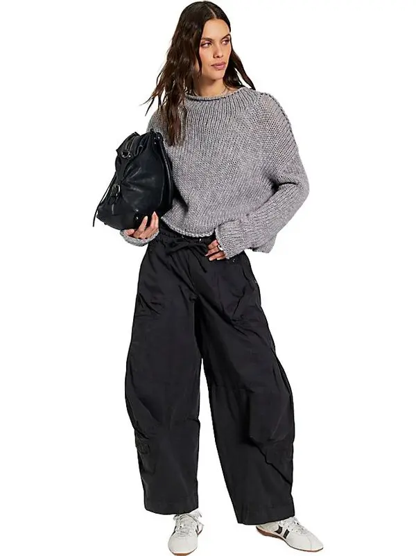 Free People We The Free Onset Cargo Pants - Black Sand