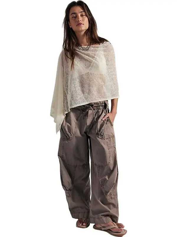 Free People We The Free Onset Cargo Pants - Dusted Cocoa