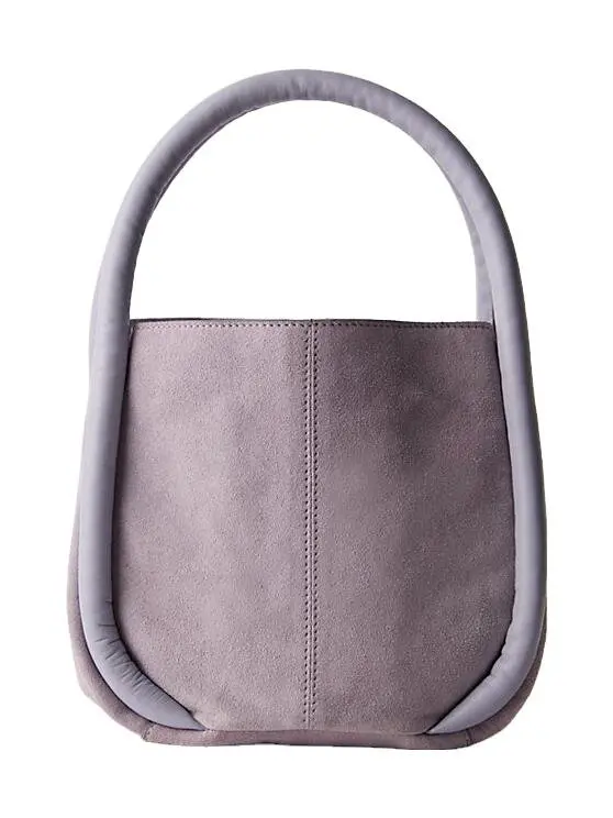 Free People Barlow Suede Bucket Bag - Fields Of Lilac