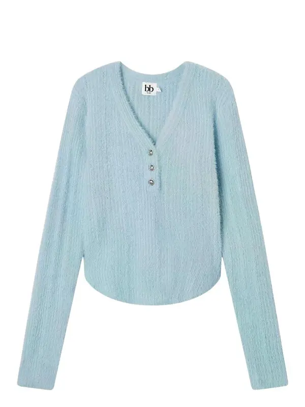 B+AB V-neck Top - Blue