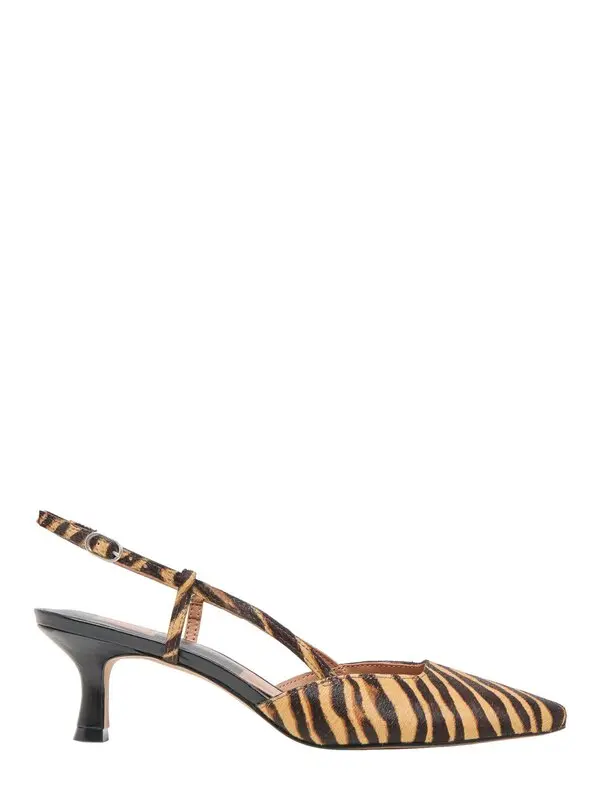 DOLCEVITA Odela Slingback Heels - Tiger Calf Hair