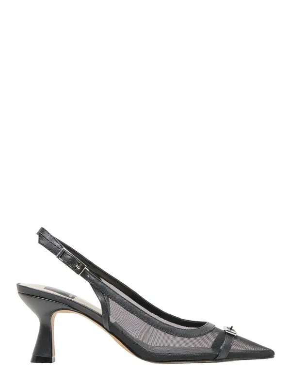 DOLCEVITA Lorine Slingback Heels - Onyx Mesh