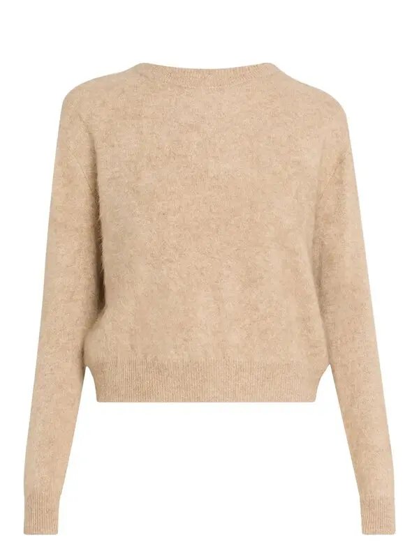 Guest In Residence Grizzly Cashmere Crewneck Sweater - Taupe