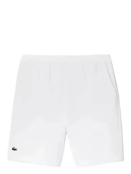 Lacoste Regular Fit Ultra Dry Sport Shorts - White