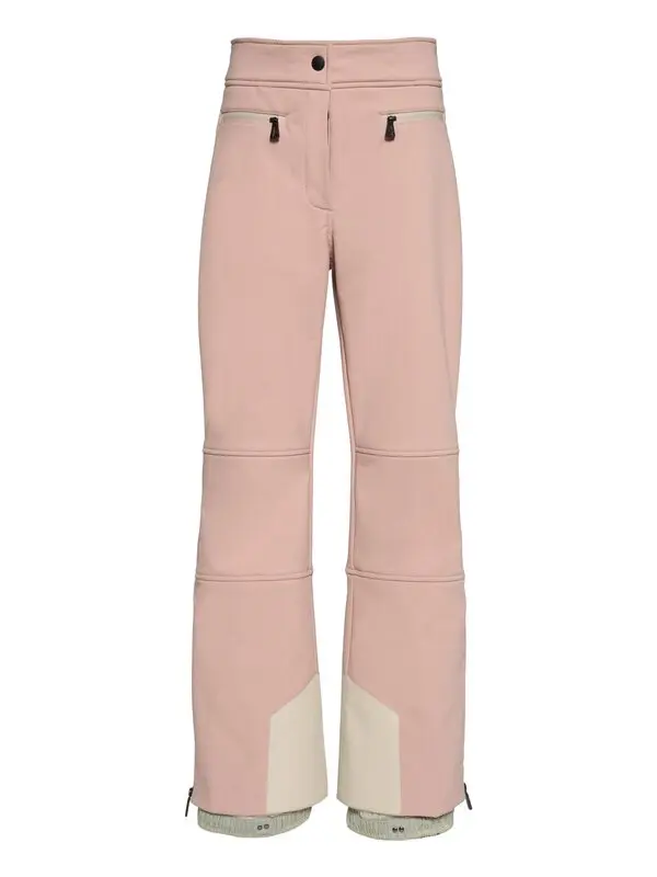 Moncler Tech-poplin Ski Pants - Pink