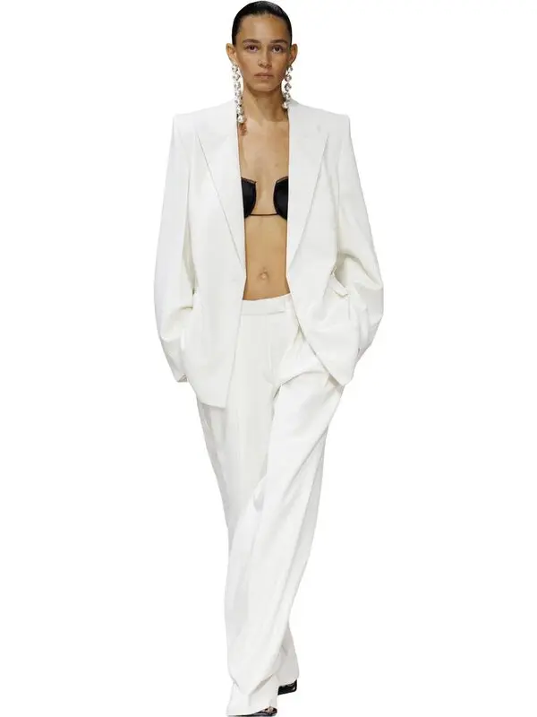 Givenchy Tailored Wool Mohair Jacket - White
