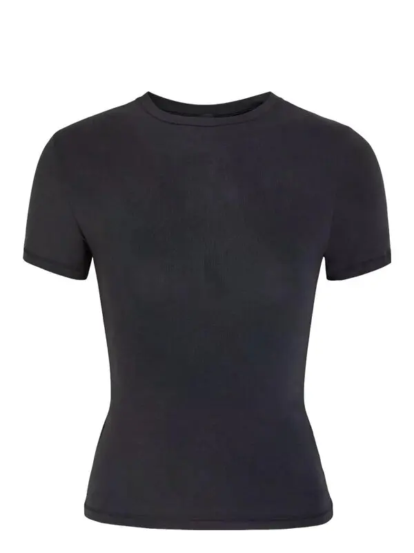 SKIMS Cotton T-shirt - Black