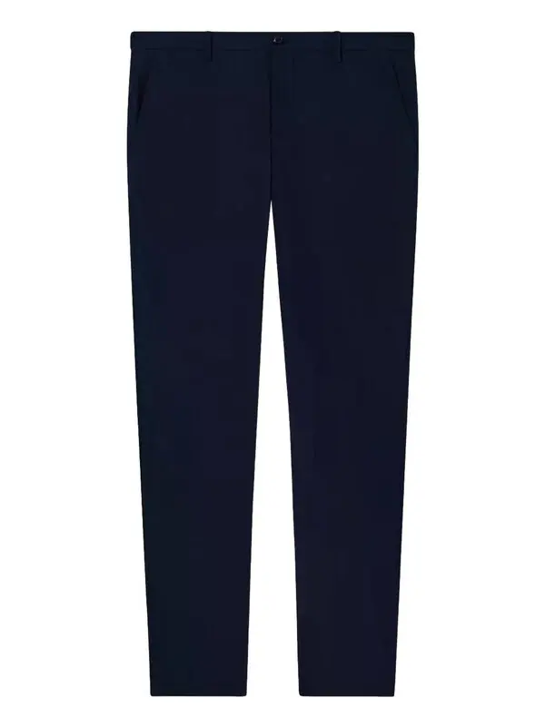 Giorgio Armani Wool Tailored Trousers - Blue