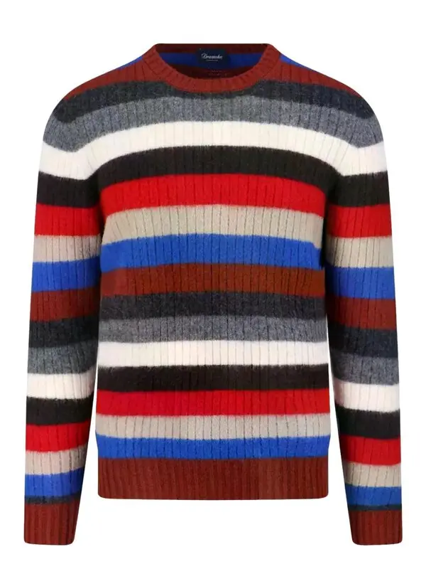 DRUMOHR Striped Sweater - Black