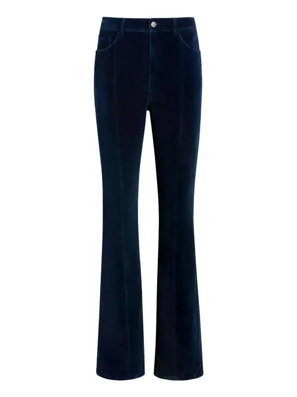 Cinq À Sept Shailene Velvet Denim Trousers - Blue