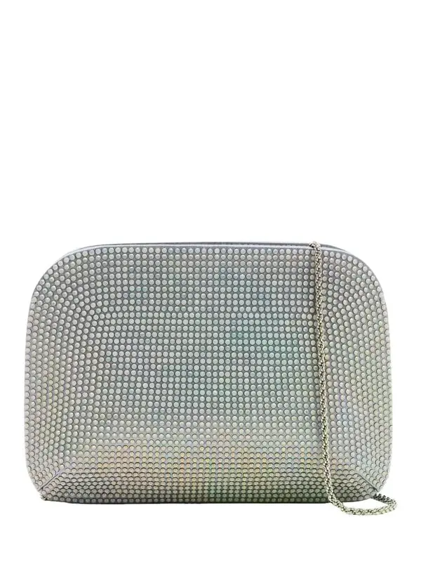 Giorgio Armani Rhinestone-embellished Clutch - Gold