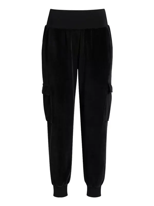 Cinq À Sept Giles Velour Cargo Pants - Black