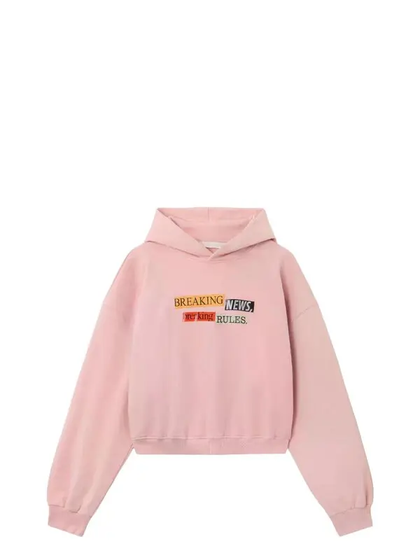 Palm Angels Graphic-print Hoodie - Pink