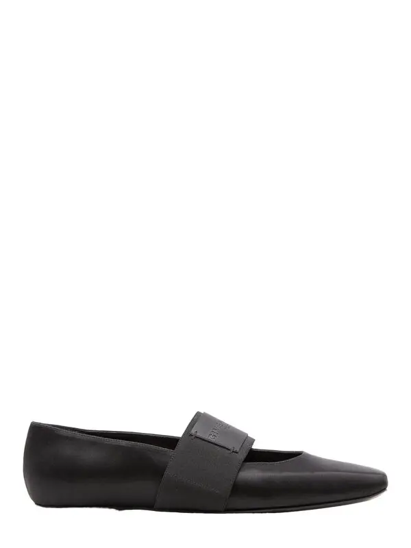 Givenchy Sliced Square Ballerinas - Black