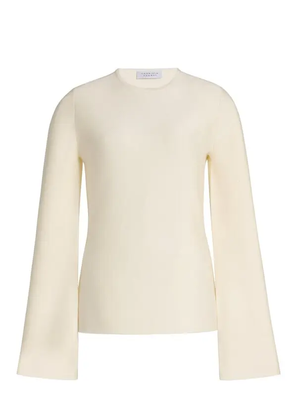 Gabriela Hearst Mason Wool-cashmere Top - Ivory