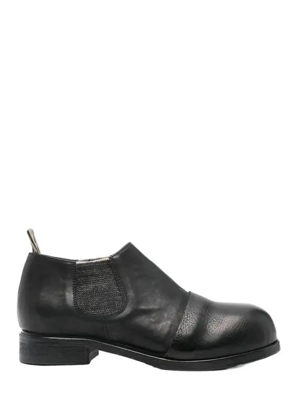 ZIGGY CHEN Elasticated-panel Boots - Black