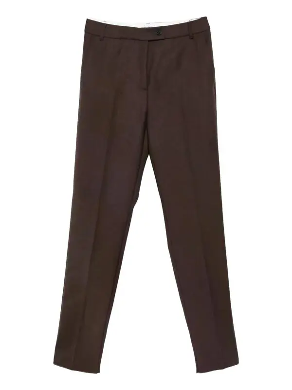 Marella Button-fastening Trousers - Brown