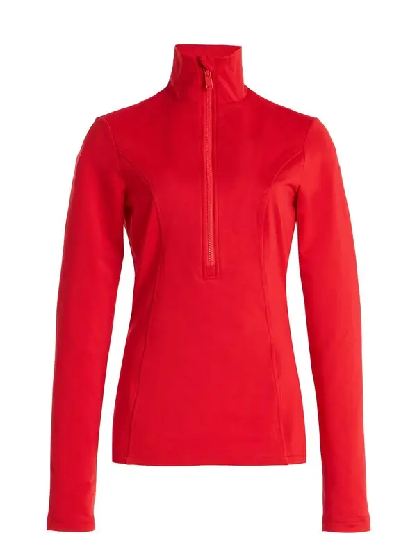 Goldbergh Serena Stretch-tech Quarter-zip Ski Top - Red