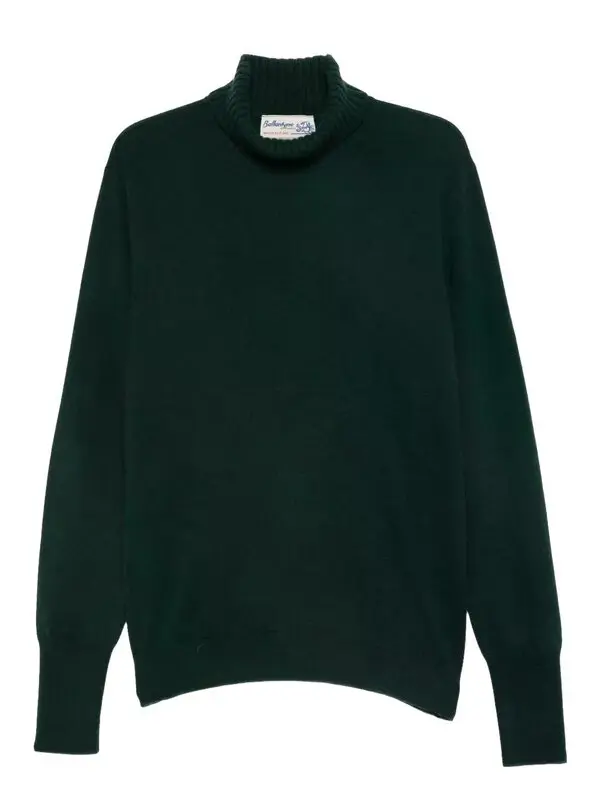 BALLANTYNE Roll-neck Sweater - Green
