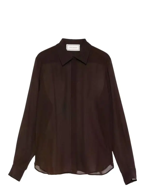 Tagliatore Long-sleeve Shirt - Brown