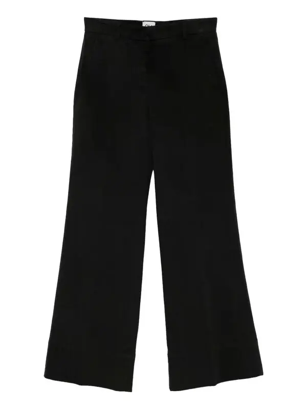 QL2 QUELLEDUE Melody Flared Trousers - Black