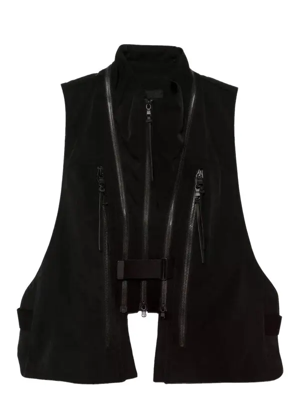 THE VIRIDI-ANNE Twil Tactical Vest - Black