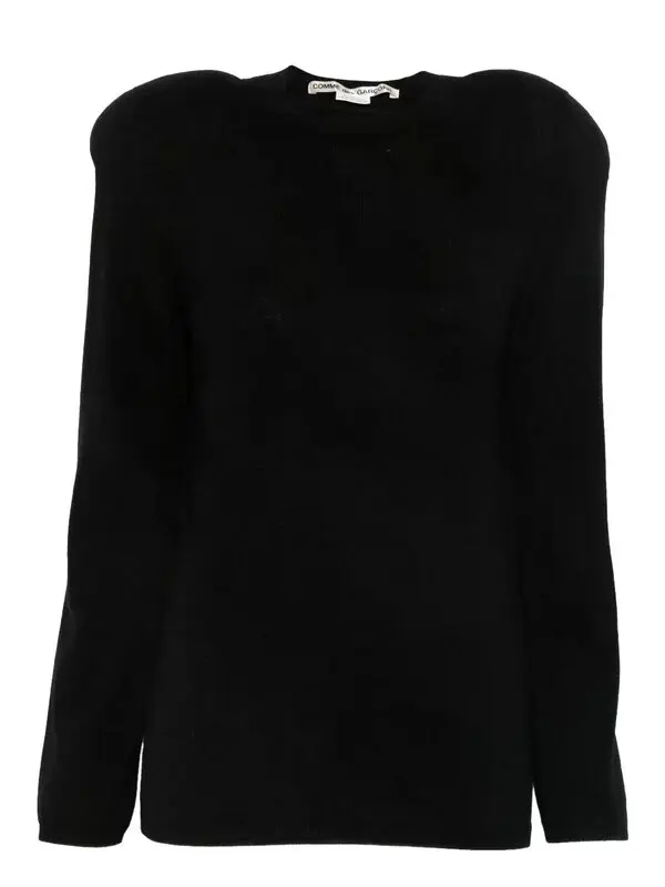Comme Des Garçons Padded Sweater - Black