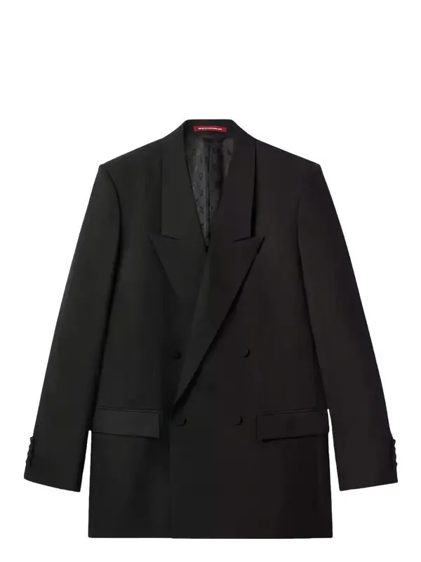 Gucci Double-breasted Blazer - Black