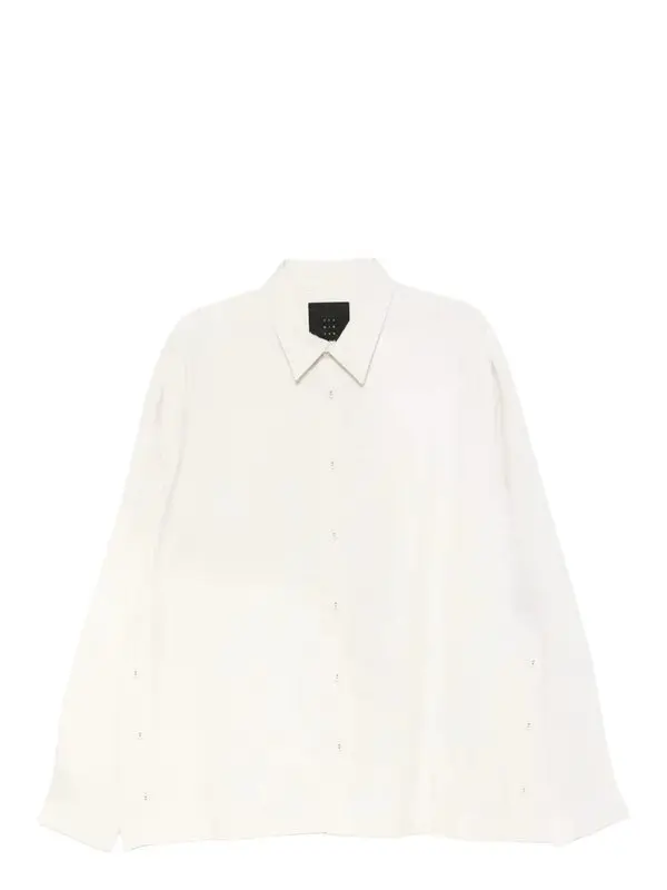 THE VIRIDI-ANNE Cotton Shirt - White