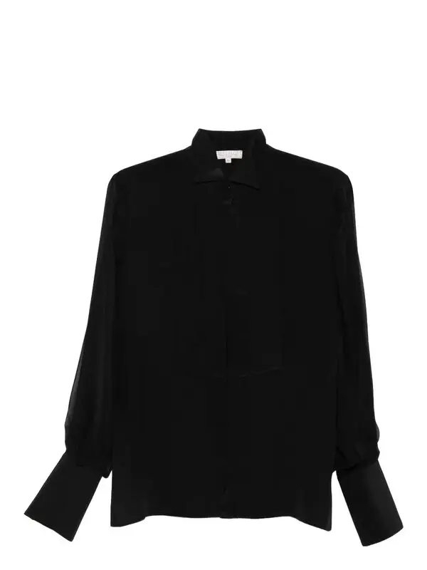 Antonelli Firenze Pleated-panel Shirt - Black