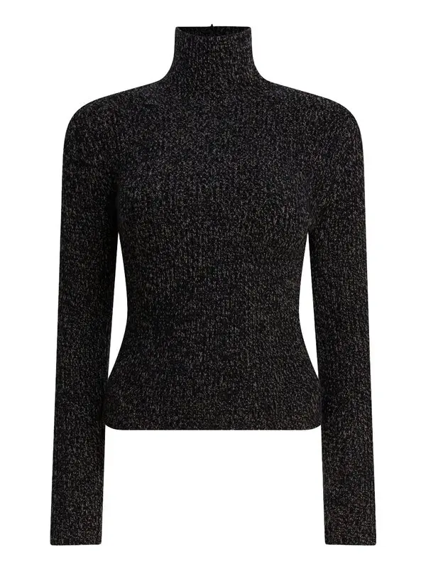 Max Mara Wool And Cashmere Turtleneck Sweater - Black