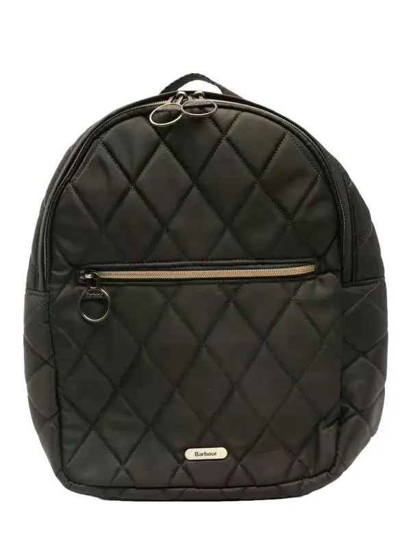 Barbour Quilted Backpack - Green