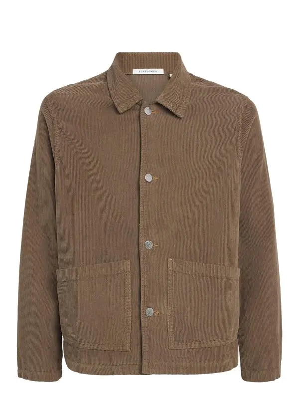 SUNFLOWER Cotton Corduroy Jacket - Beige