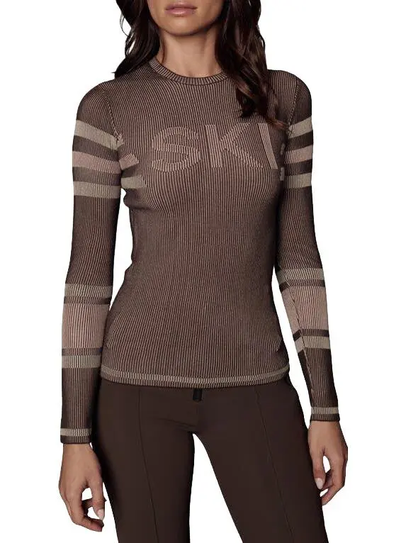 ALP N ROCK Nova Ski Sweater - Coffee
