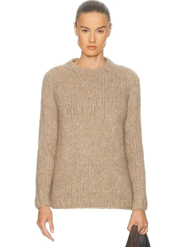 Gabriela Hearst Lawerence Cashmere Sweater - Oatmeal