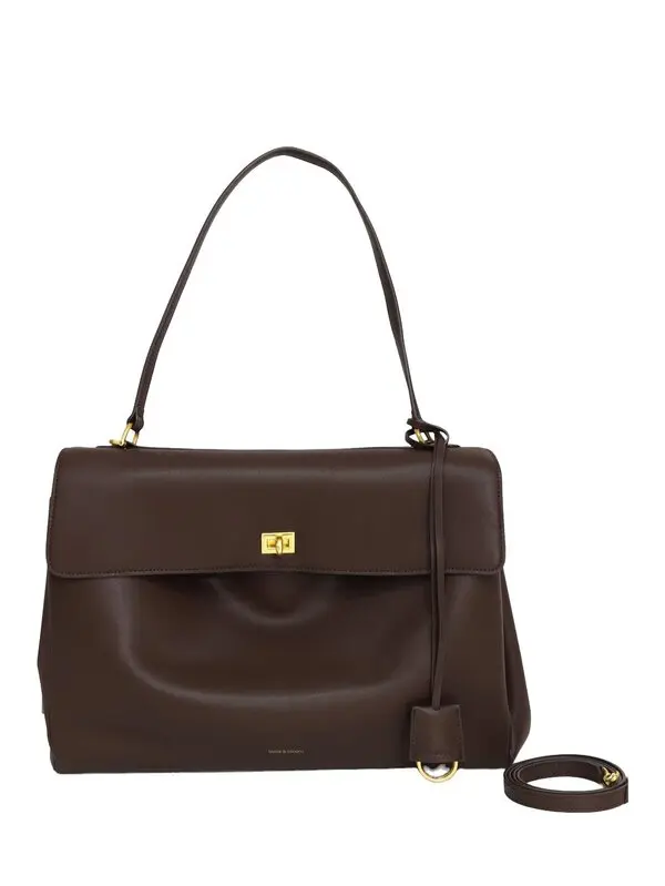 BELLE & BLOOM Leather Shoulder Bag - Brown