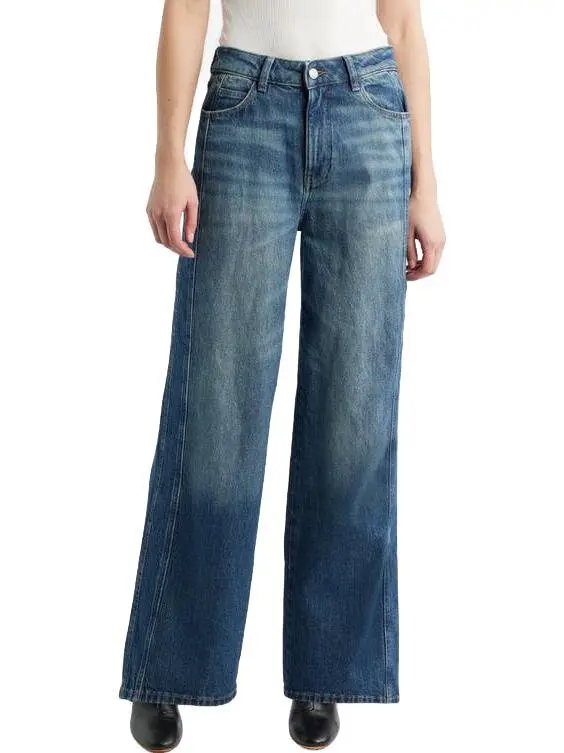 Warp + Weft High-rise Wide Leg Jeans - Scenic Route