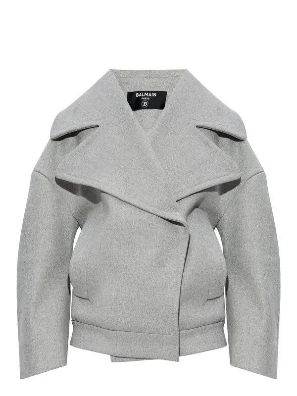 Balmain Wool Jacket - Grey