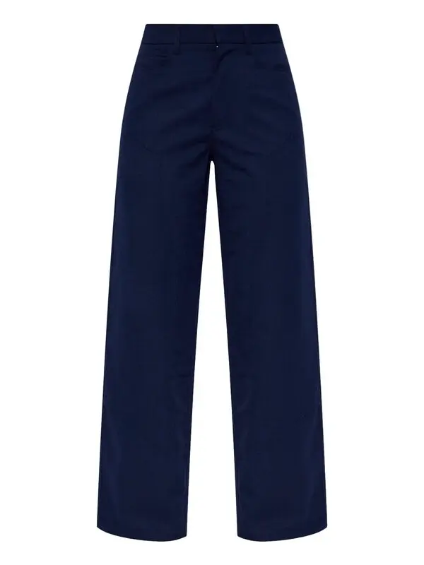 Zadig&Voltaire Straight Leg Trousers - Navy Blue