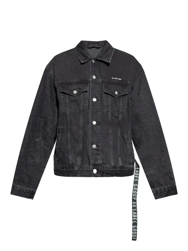 44 LABEL GROUP Denim Jacket - Black