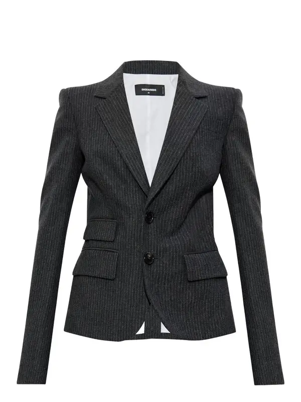 Dsquared2 Pinstripe Blazer - Grey
