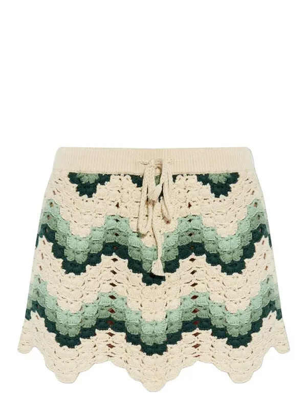 The Upside Tidal Mini Skirt - Beige