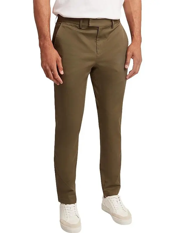 Ted Baker London Howeton Slim Stretch Cotton Chino Pant - Khaki