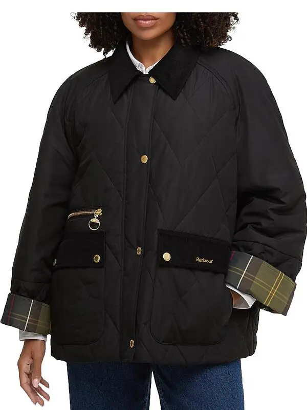 Barbour Martha Quilted Coat - Black