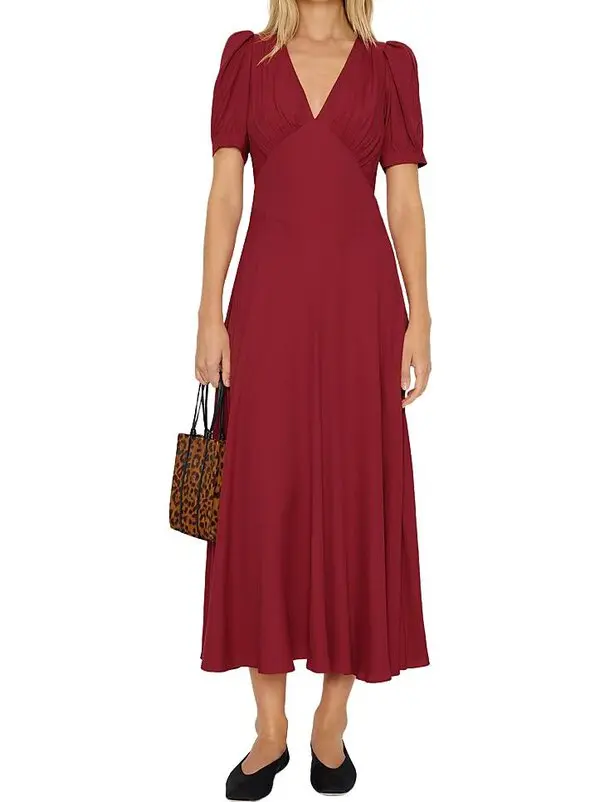 REFORMATION Naira Dress - Rubies