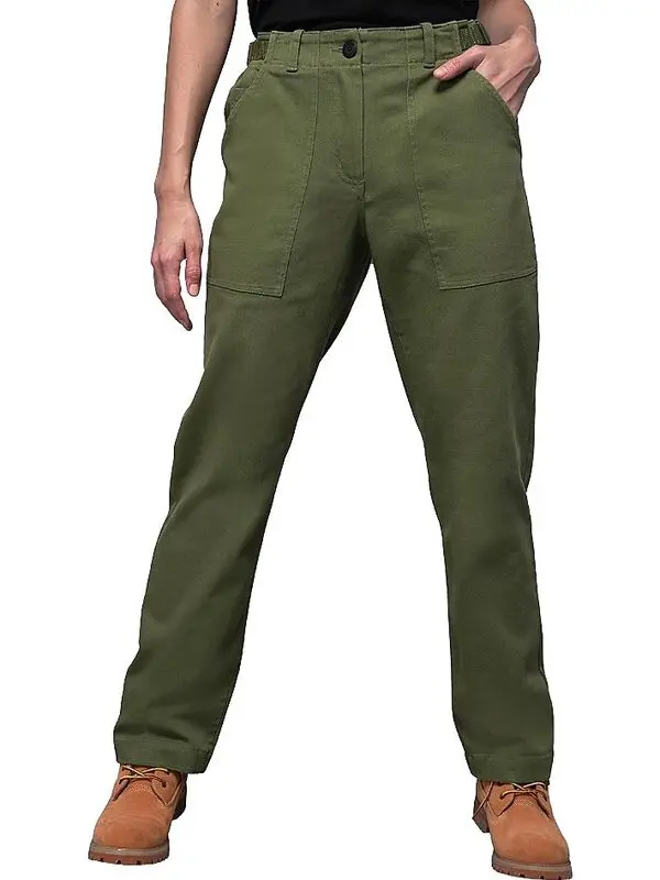WILDFANG Essential Denim Utility Pant - Moss Green