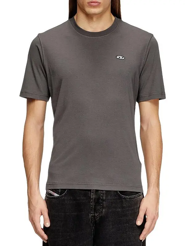 DIESEL® T-adjust-doval-pj Cotton Tee - Grey