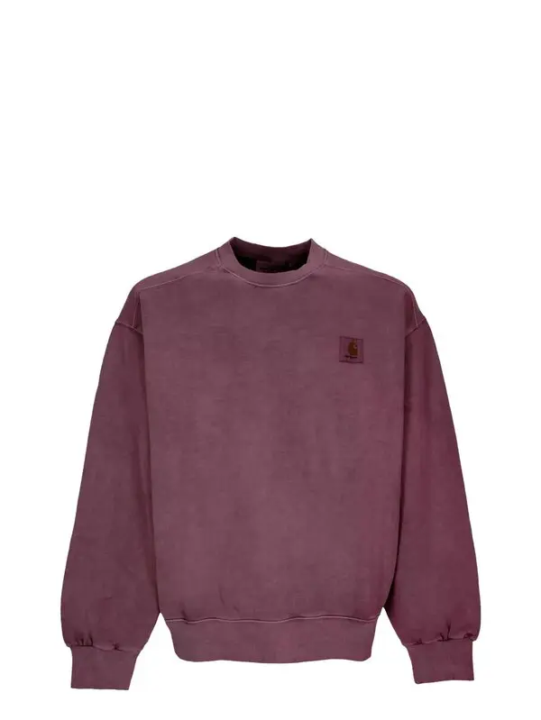 Carhartt Work In Progress Vista Logo-patch Sweatshirt - Purple