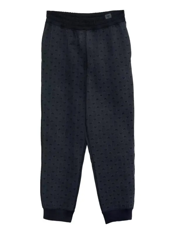 Emporio Armani Patterned Trousers - Blue